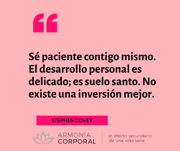 Frase inspiradora para ser la prioridad en tu vida - Armonía Corporal